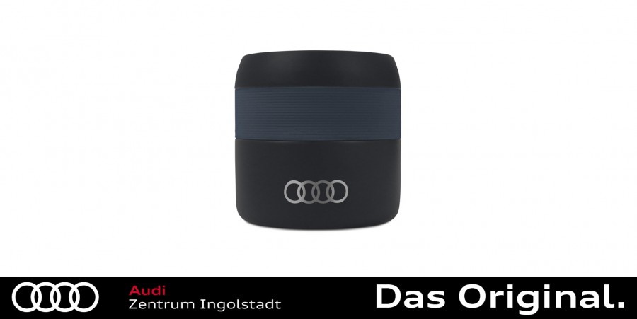 Original Audi Lunchbox, Edelstahl, schwarz 3292200600 - | VW Shop Zubehör