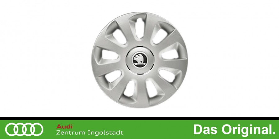 Original Skoda Citigo Radzierkappen / Nabenkappen Satz "Indus" 5,0J x ...