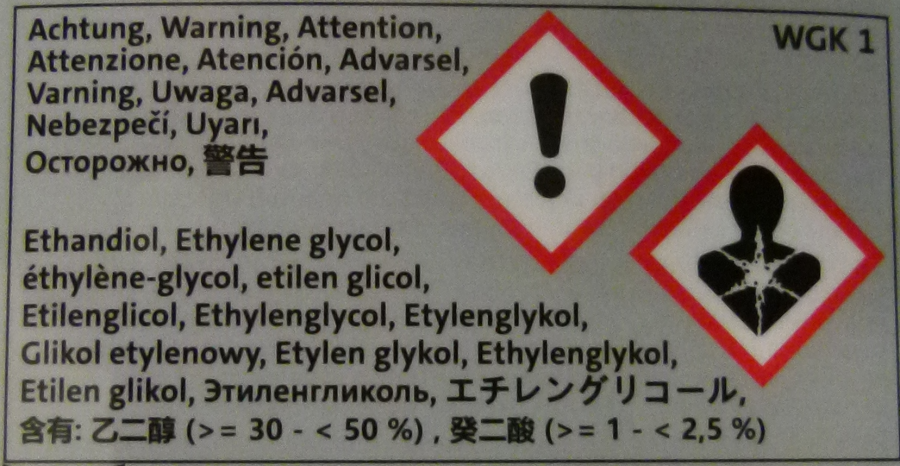 Original Audi, VW, SKODA, SEAT Kühlmittel-Fertigmischung G12 evo 1L ...